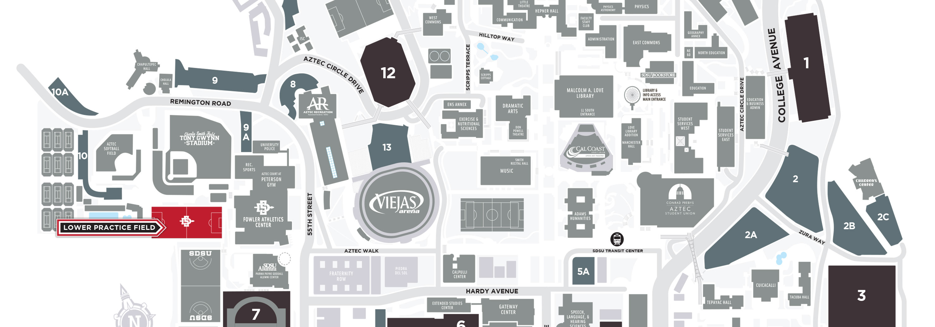 Credit Classes Locations | Aztec Recreation | A.S. | San Diego State ...